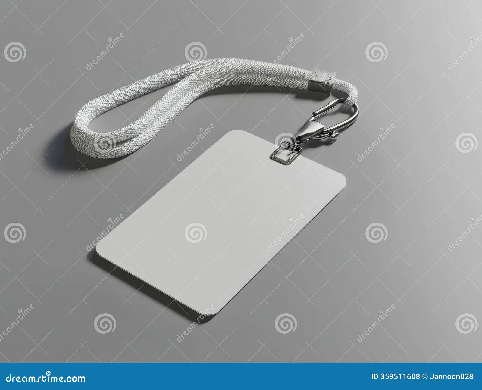 Blank Lanyard ID Card Identity Badge Pass for Identification Display on ...