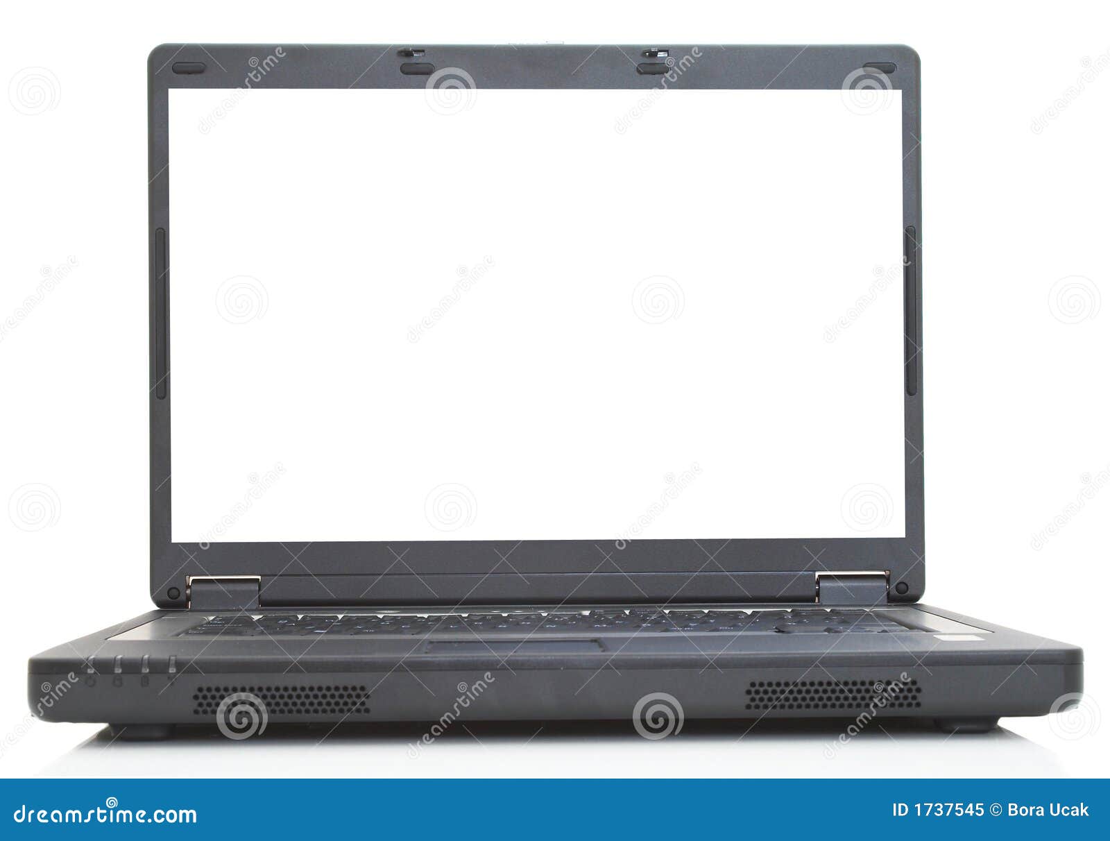 Blank laptop stock image. Image of computers, modern, news - 1737545
