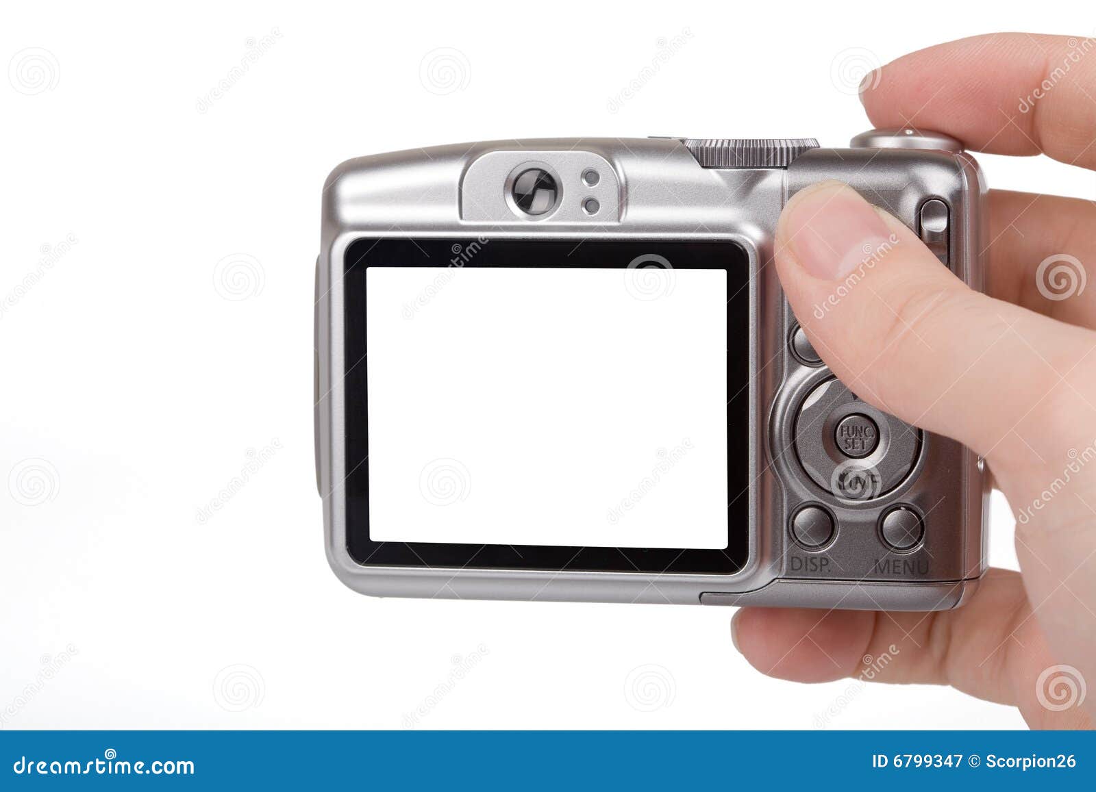 Blank LCD on Camera stock image. Image of instrument, compact - 6799347