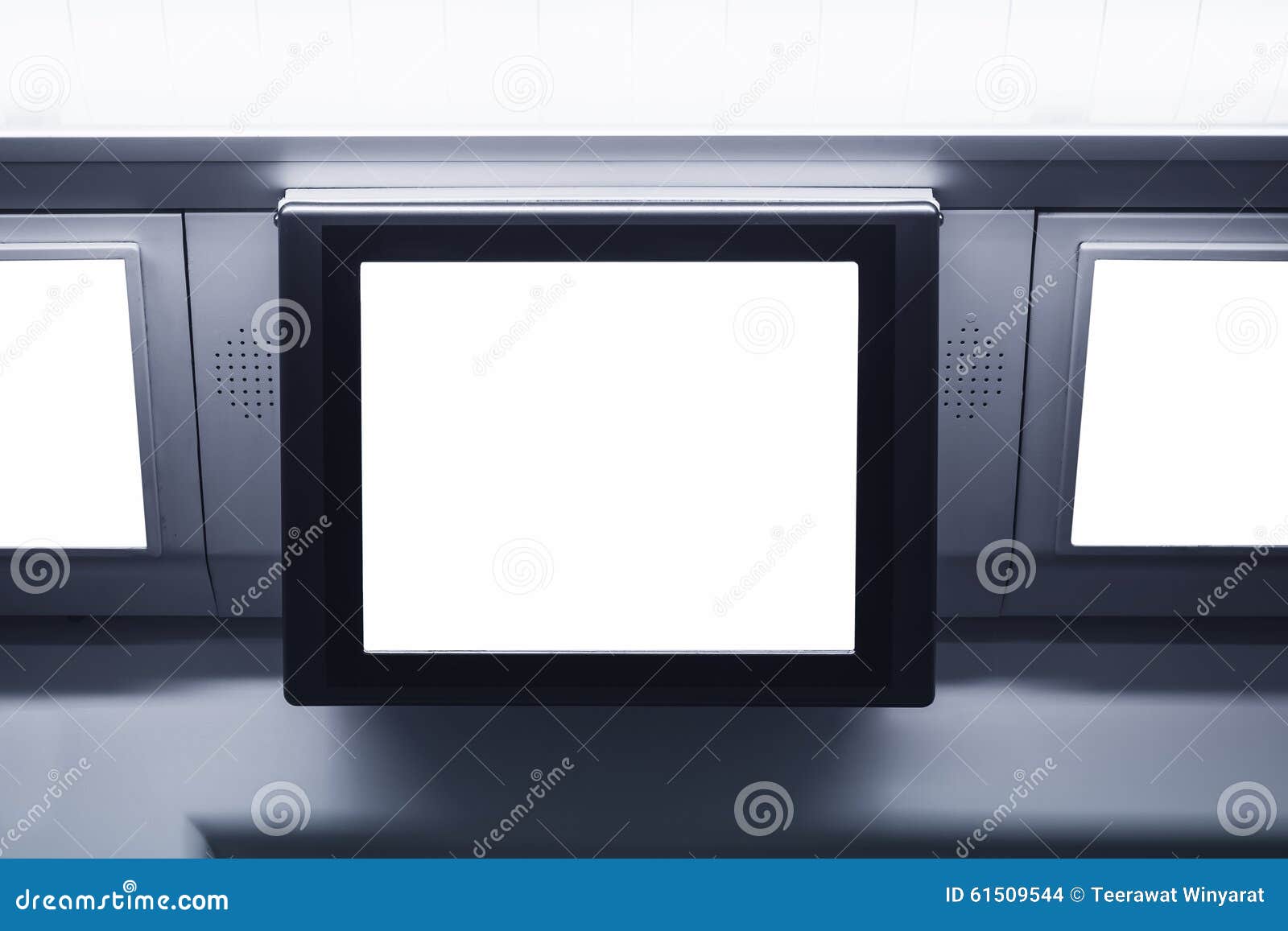 Blank Lcd Screen Light Box Template Display Commercial Ads Stock Photo ...