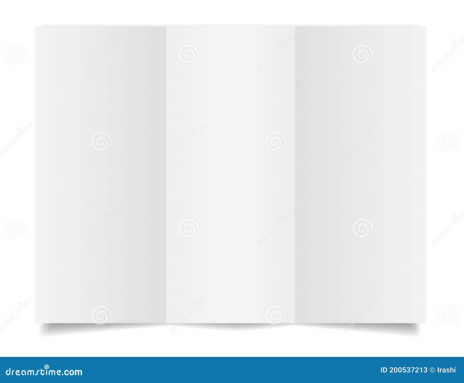 Blank Leaflet Vector Design Stock Vector - Illustration of flyer ...