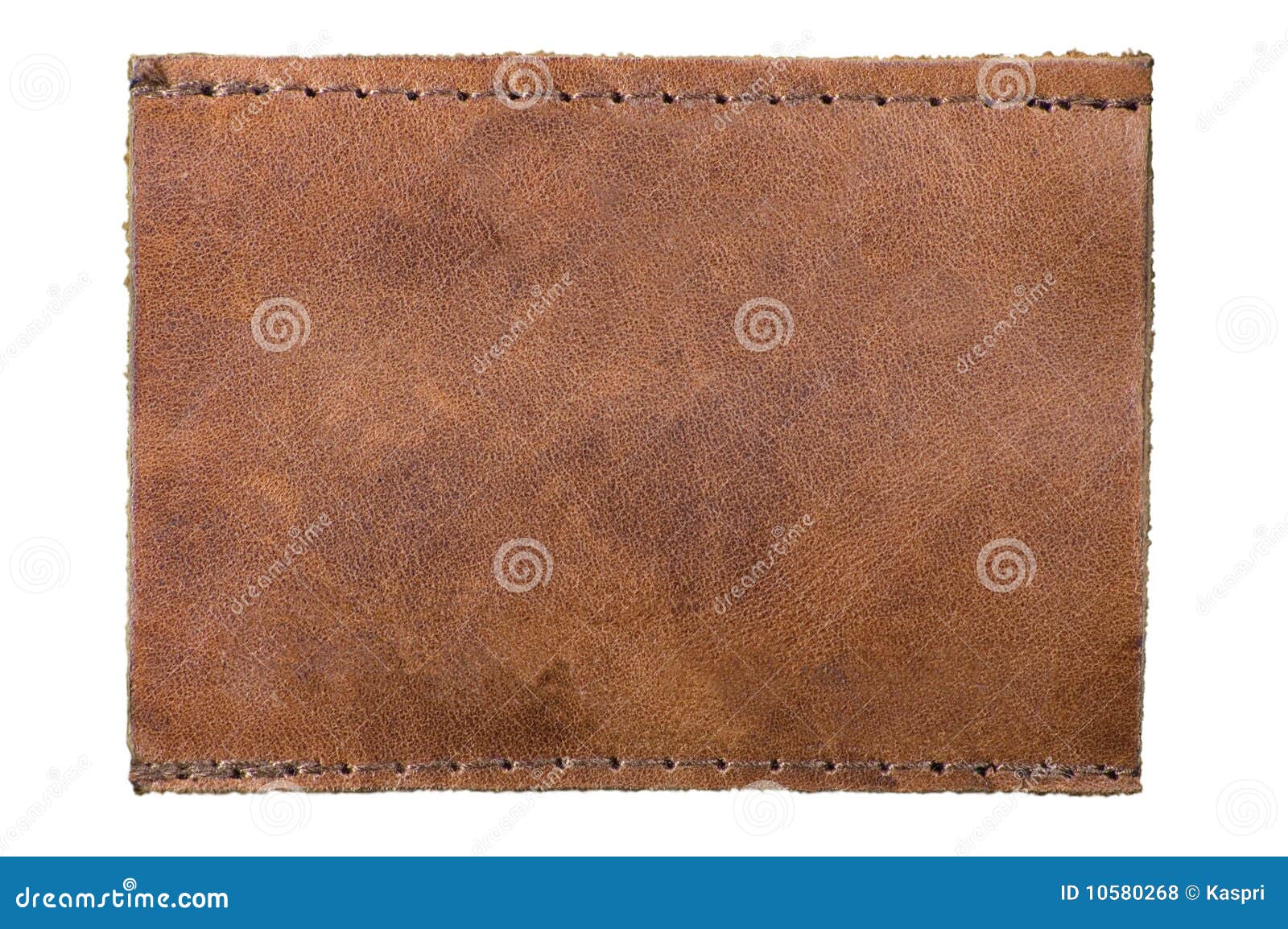 Blank Leather Jeans Clothing Label Tag Isolated Stock Photo - Image of ...