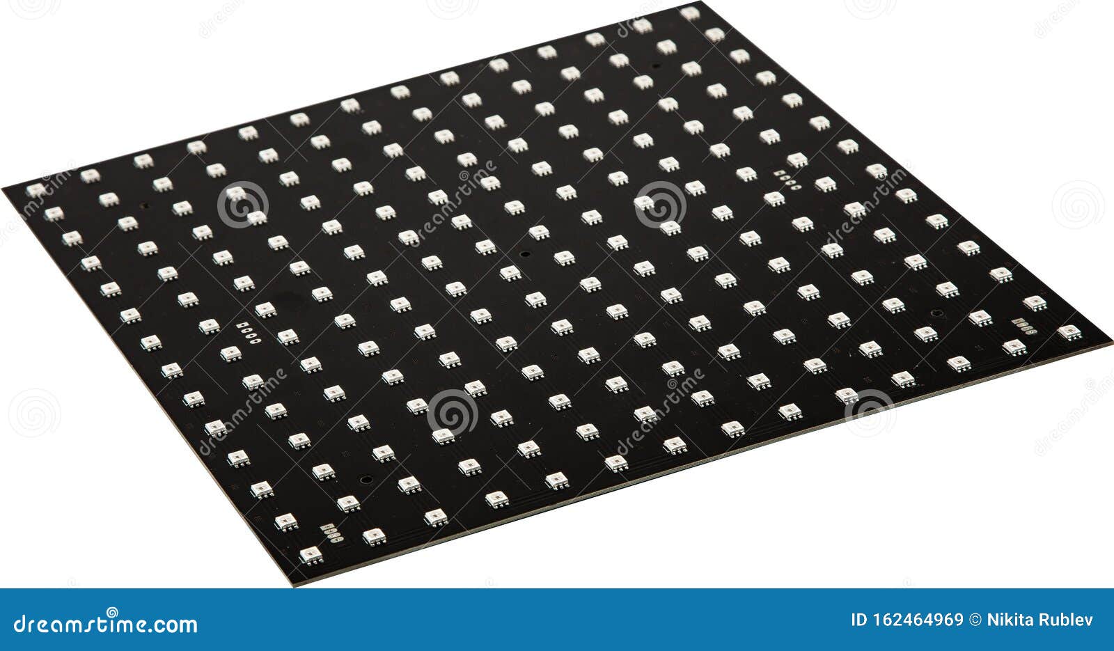 Blank LED Matrix Isolated on White Background Stock Image - Image of ...