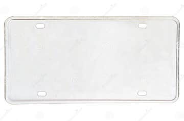 Blank License Plate stock photo. Image of vehicle, empty - 11969154