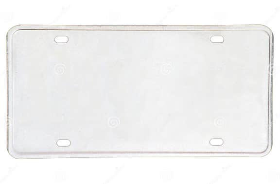Blank License Plate stock photo. Image of vehicle, empty - 11969154