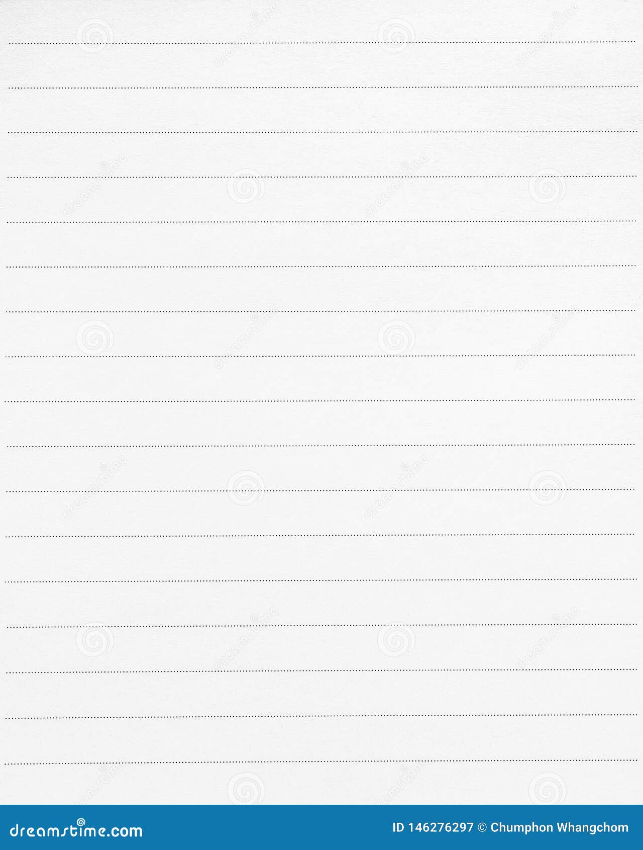 Plain White Lined Paper