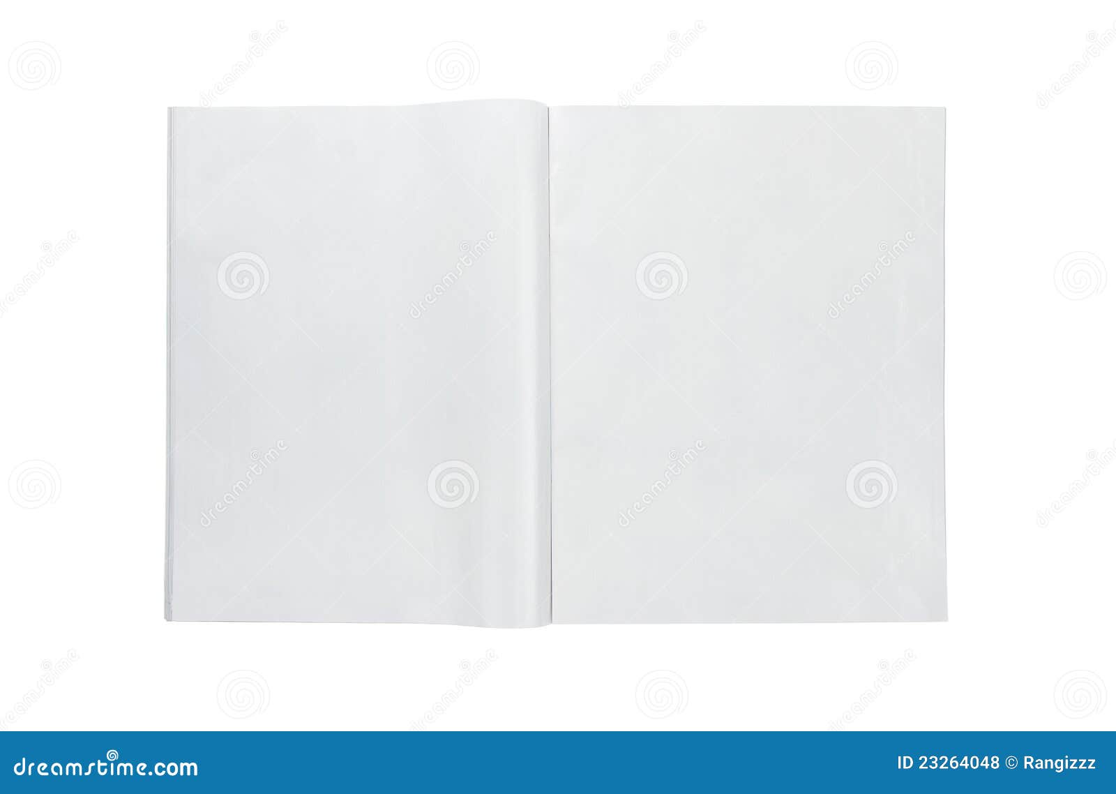 Blank magazine stock photo. Image of folded, background - 23264048