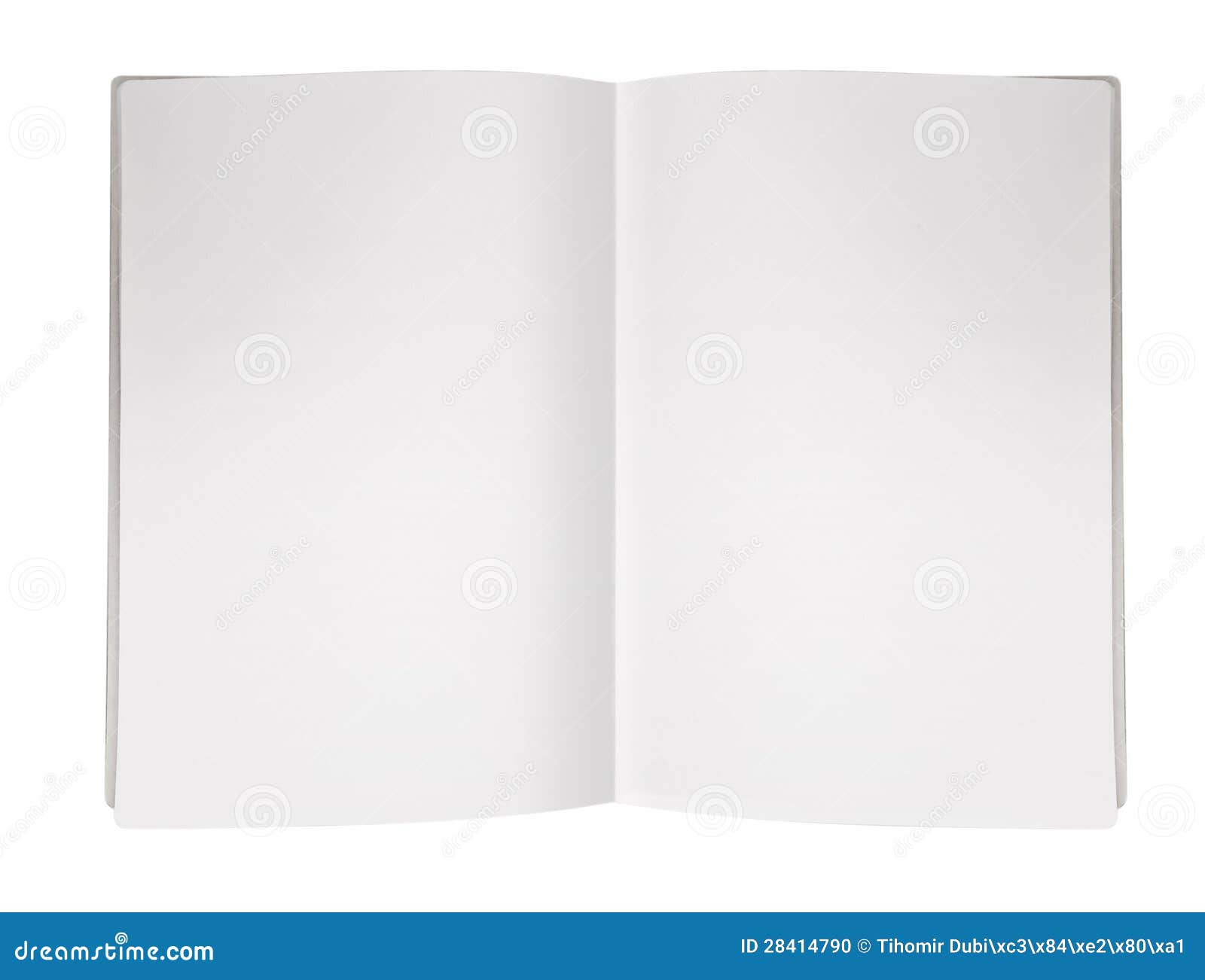 Blank Magazine Page stock photo. Image of empty, literature - 28414790
