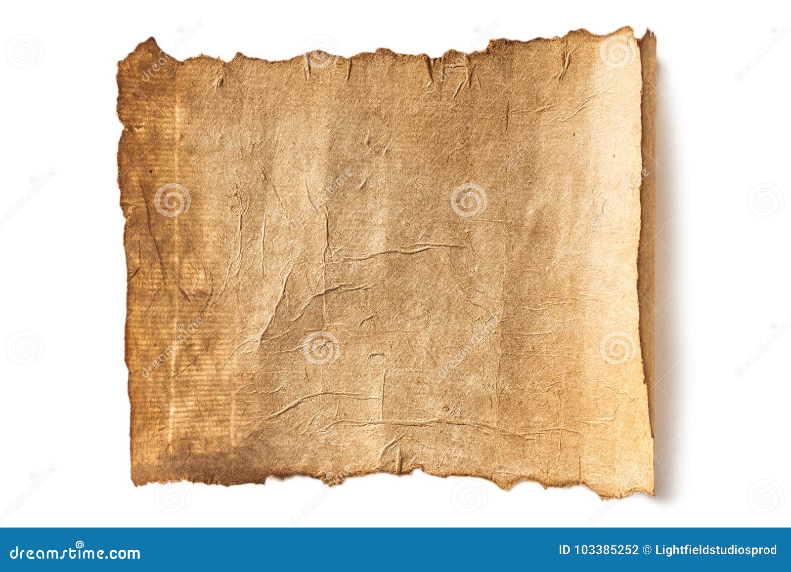 Blank Manuscript Ancient Empty Parchment Background Royalty-Free Stock ...