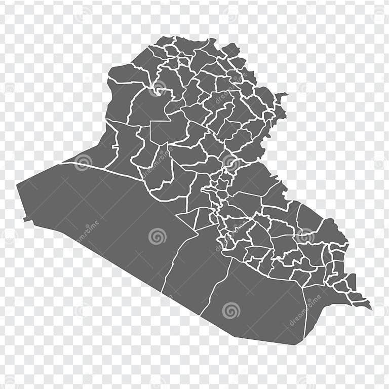 Blank Map of Iraq. Districts of Iraq Map Stock Vector - Illustration of ... Blank Map of Iraq. Districts of Iraq Map Stock Vector - Illustration of ...