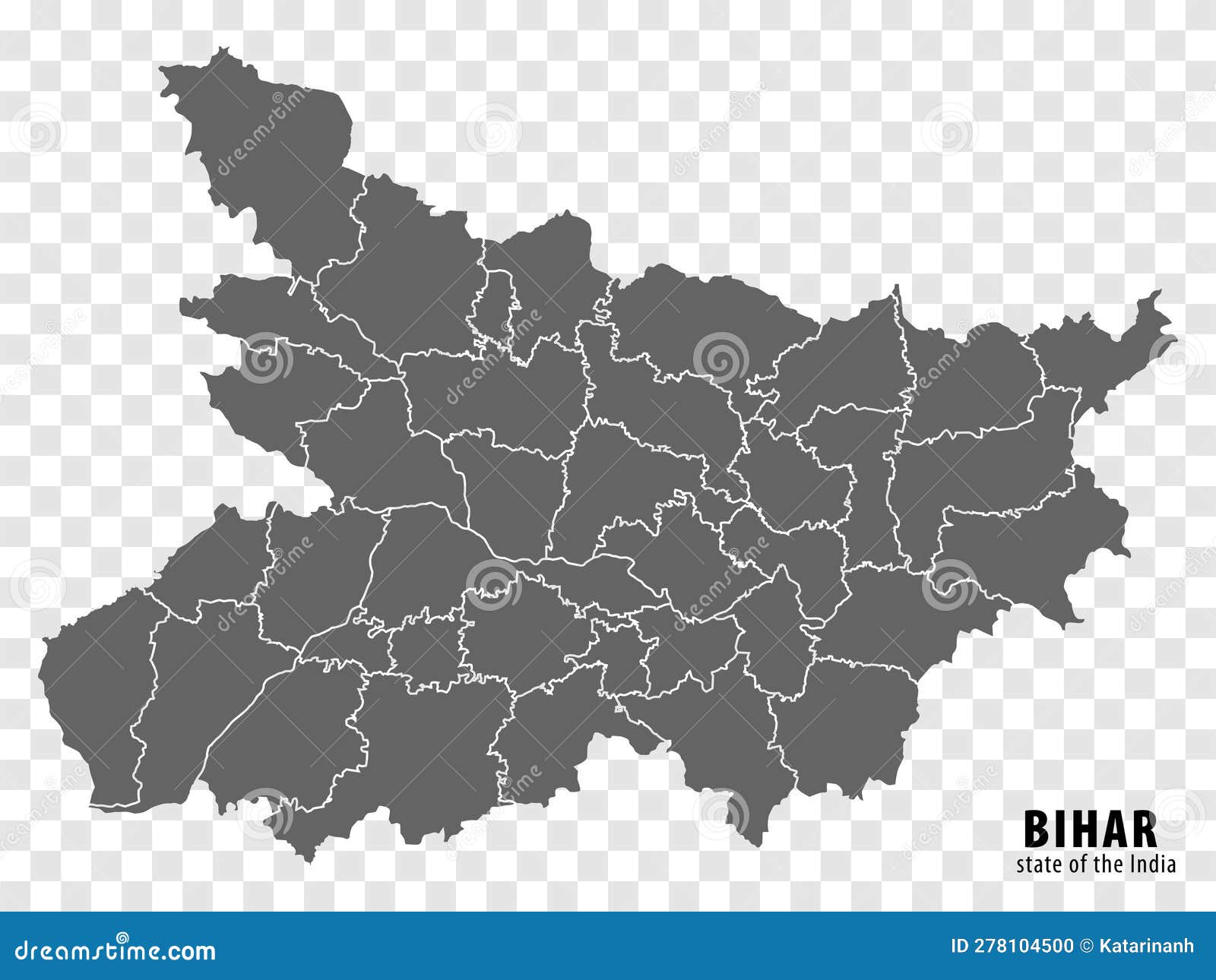 Blank Map State Bihar of India. High Quality Map Bihar with ... Blank Map State Bihar of India. High Quality Map Bihar with ...