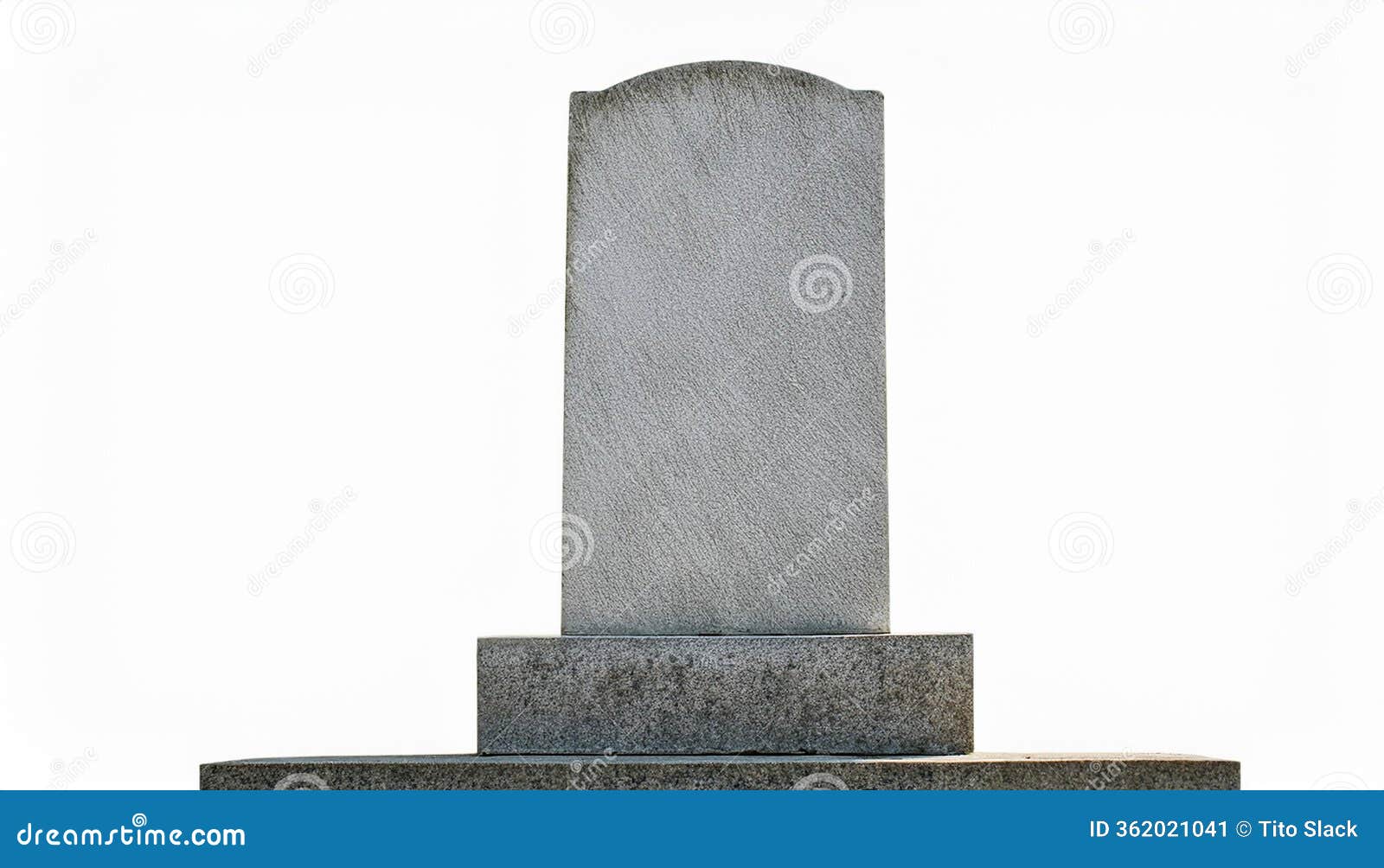 Blank Marble Gravestone Cutout Ready for Inscription or Logo Stock ...