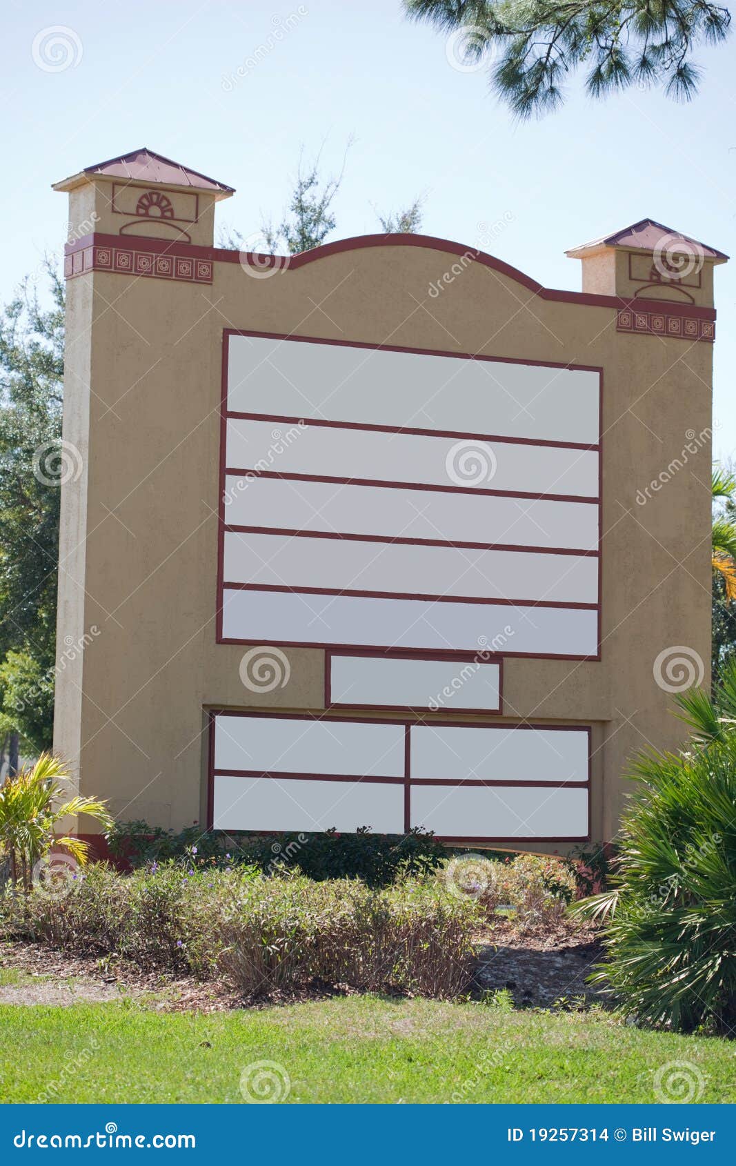 Blank Marquee stock photo. Image of shopping, stores - 19257314