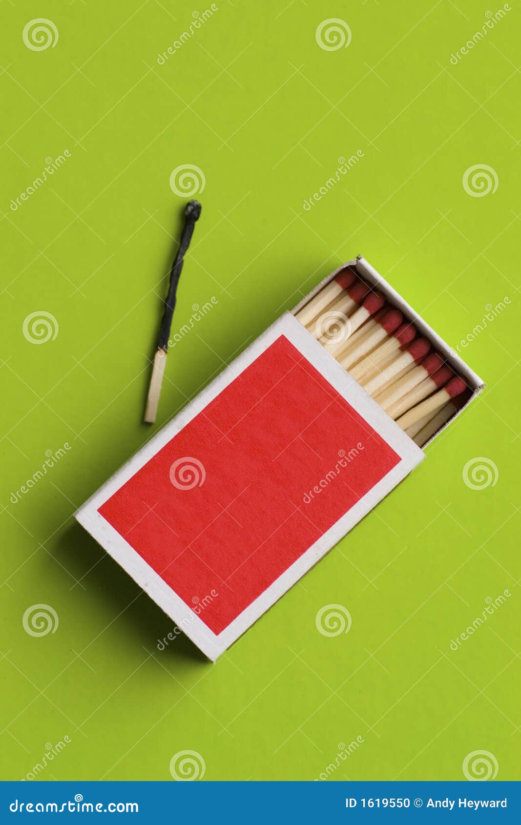 Blank matchbox open stock photo. Image of matchbox, matches - 1619550
