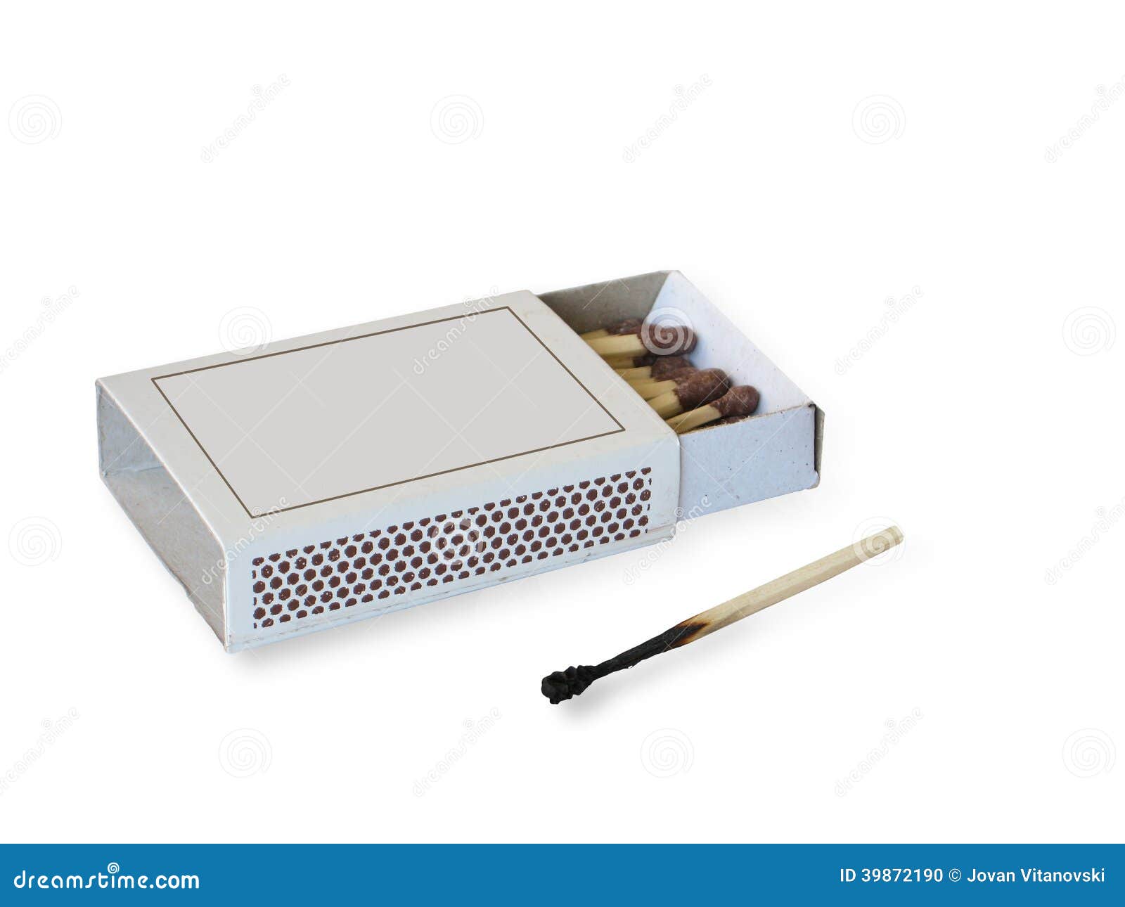 Blank Matchbox stock photo. Image of single, text, objects - 39872190