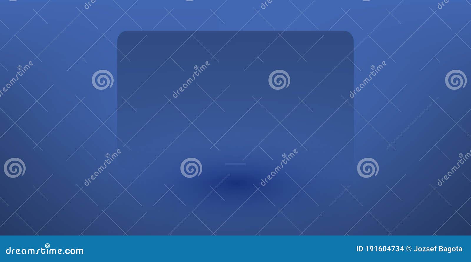 Blank Matte Blue Display, Vector Background Illustration Stock Vector ...