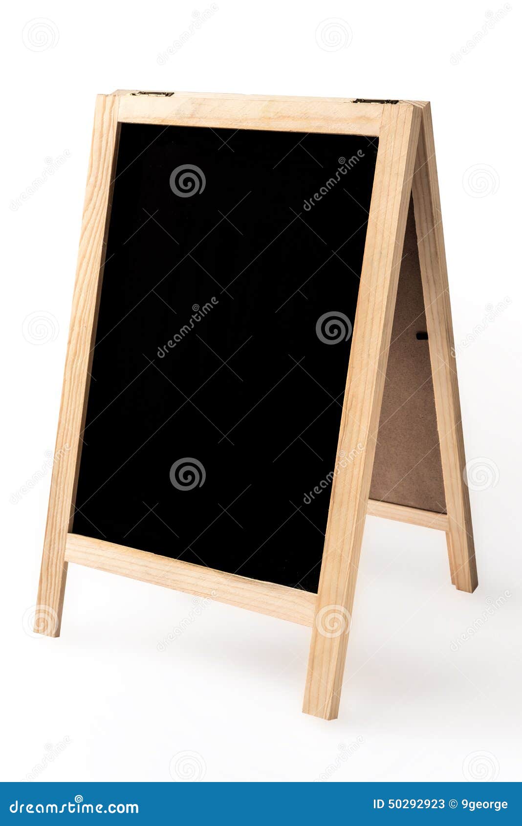 Blank Menu Blackboard Display Isolated Stock Image - Image of frame ...