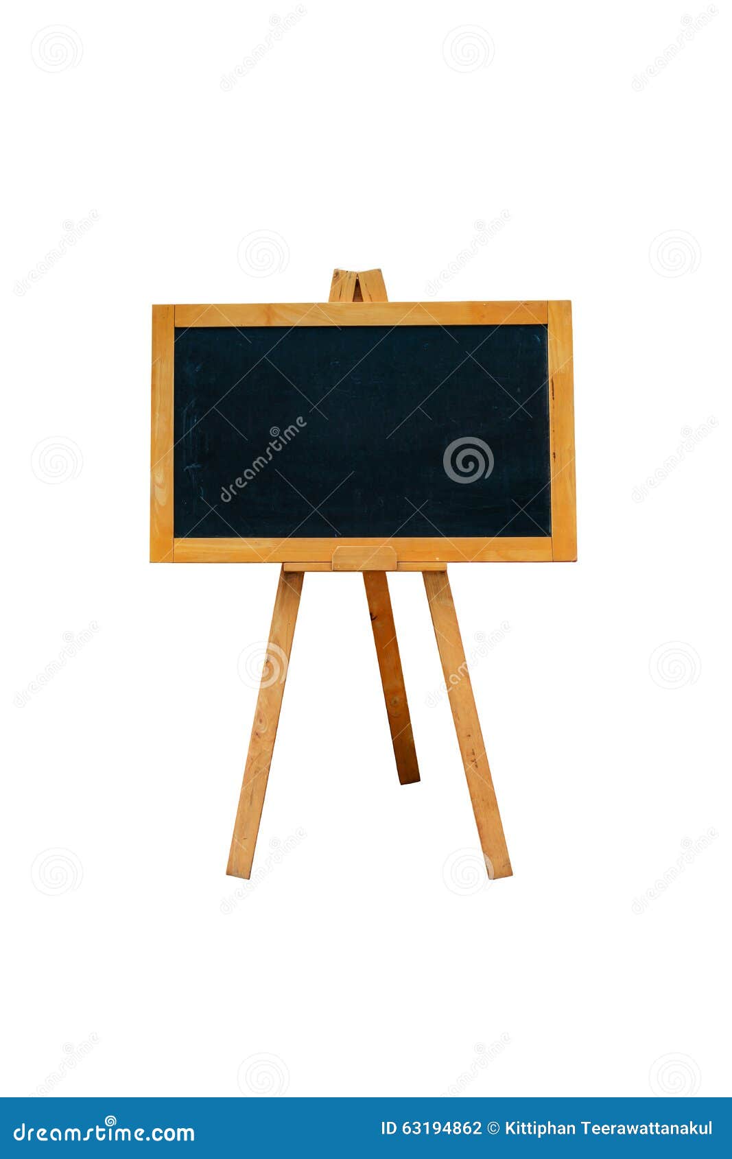 Blank Menu Blackboard Outdoor Display Isolated on White Stock Photo ...
