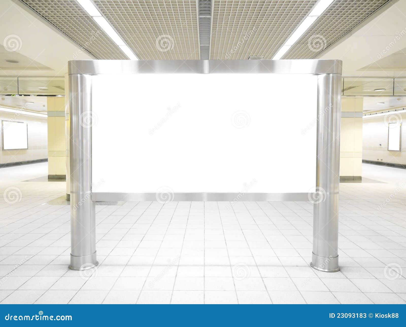 Blank message board stock image. Image of empty, architecture - 23093183