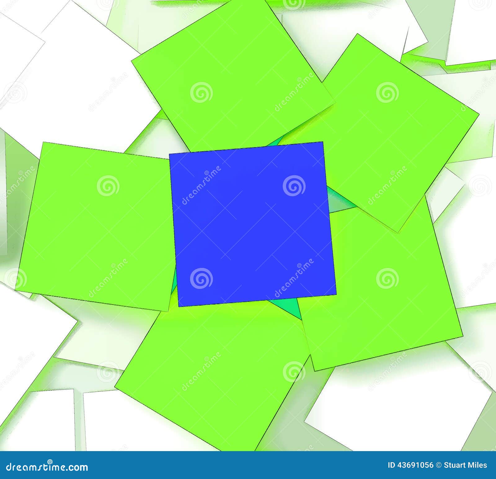 Blank Messages Shows Copy Space To Do and Note Stock Illustration ...