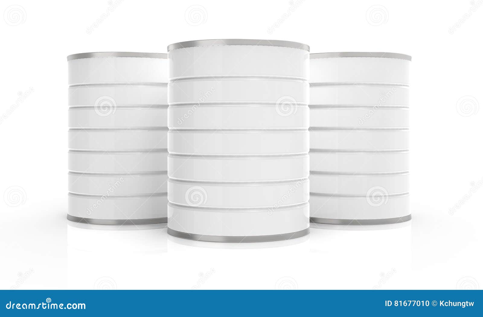 Blank metal can stock illustration. Illustration of drink - 81677010