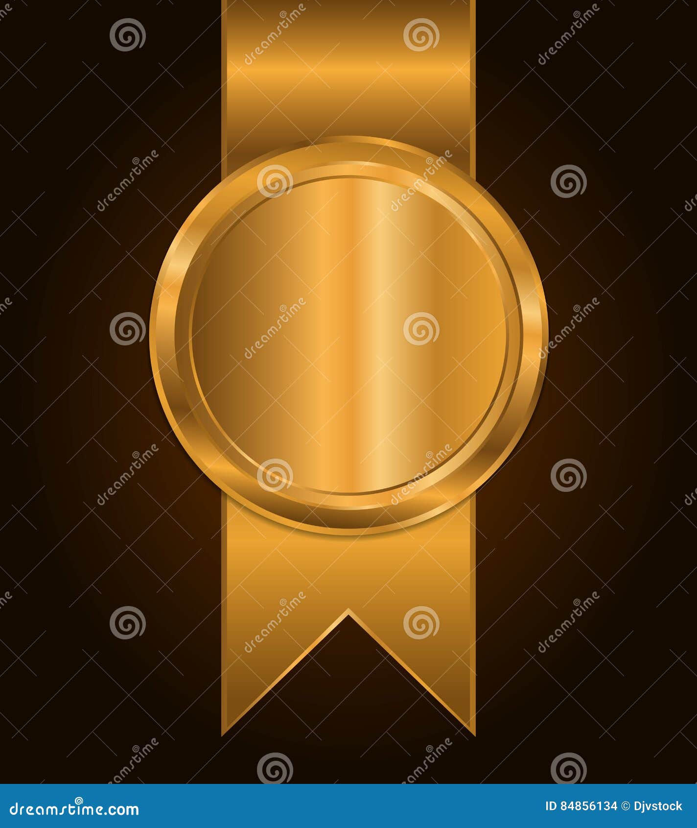 Blank Metallic Label or Seal Icon Image Stock Illustration ...