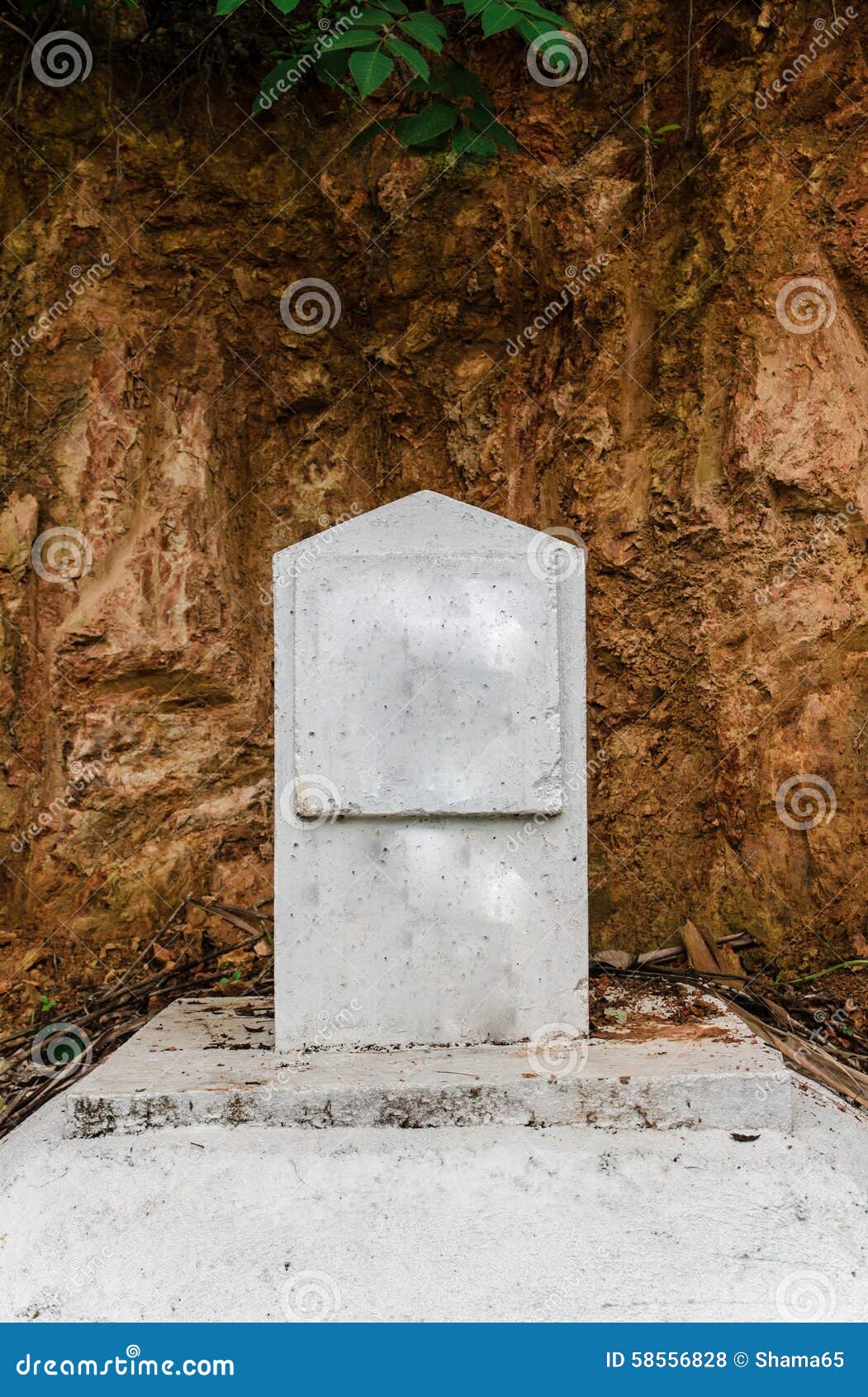 Blank Milestone on the Road Stock Photo - Image of tourism, milestones ...