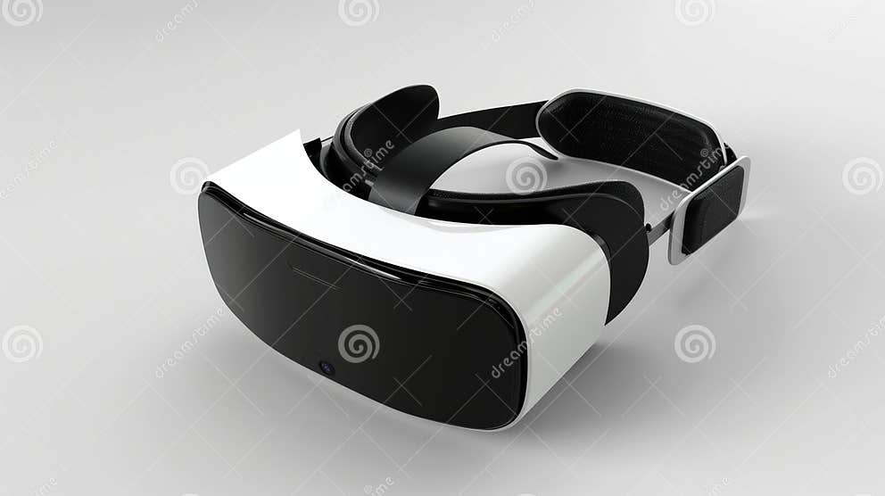Blank Mockup of a Versatile VR Headset for Use with Both Mobile and PC ...