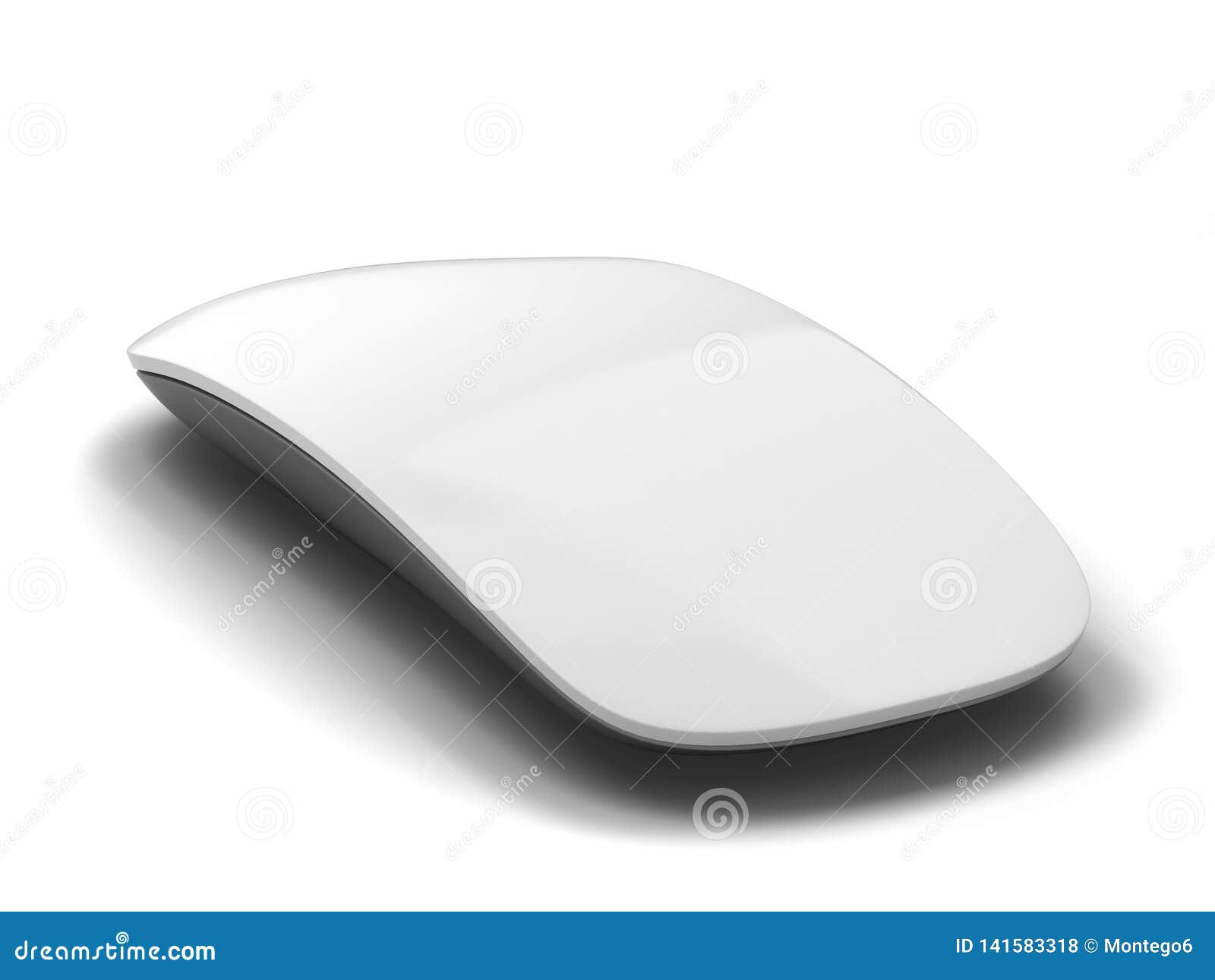 Blank Modern Computer Mouse Mockup Stock Illustration - Illustration of ...