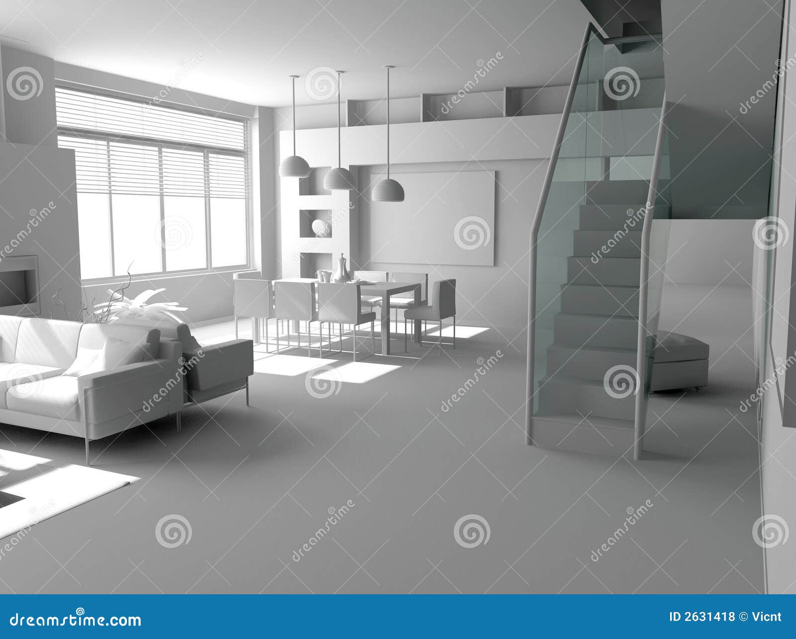 Blank modern interior stock photo. Image of floor, home - 2631418