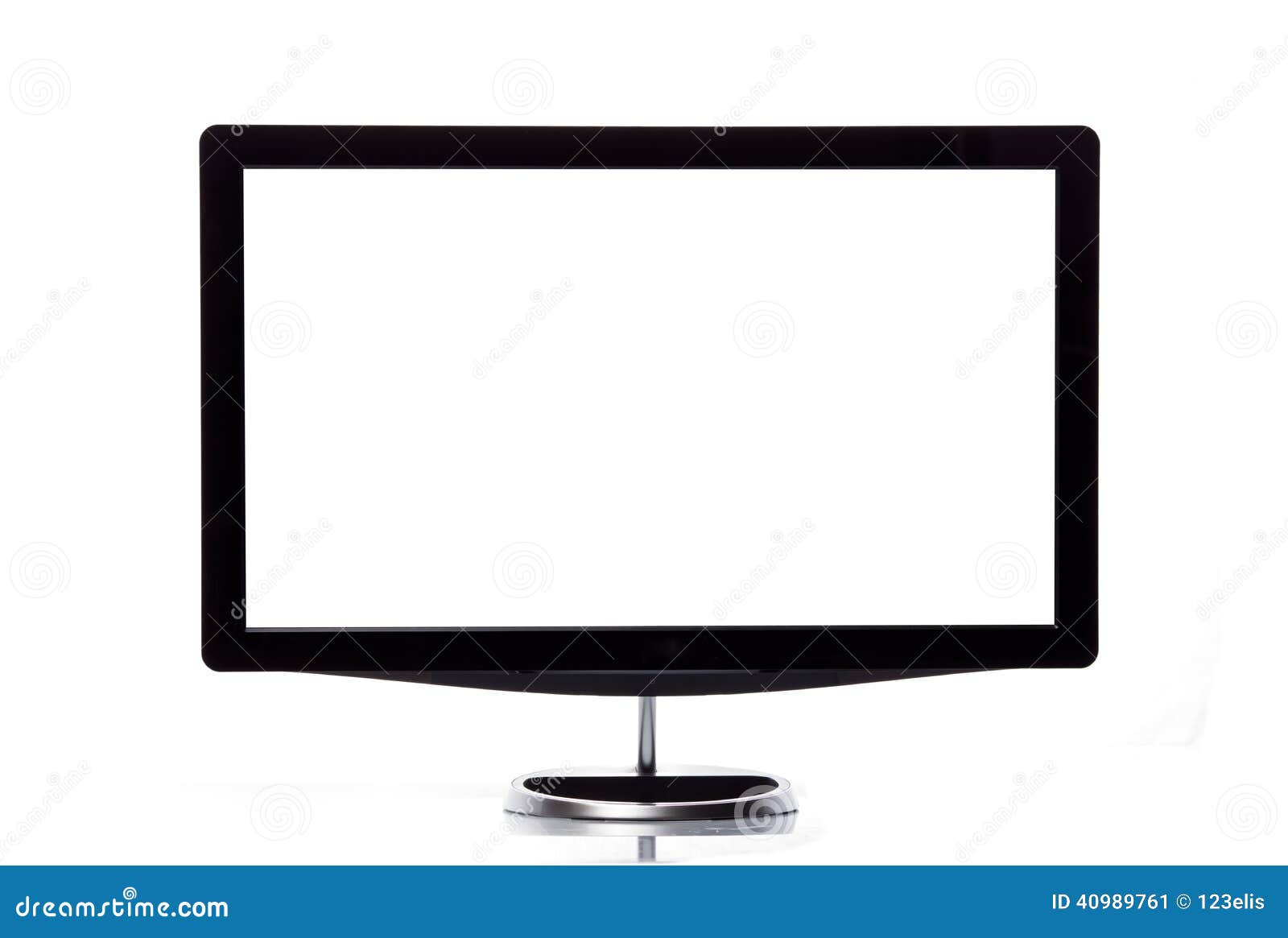 Blank Monitor stock image. Image of screen, clean, isolated - 40989761