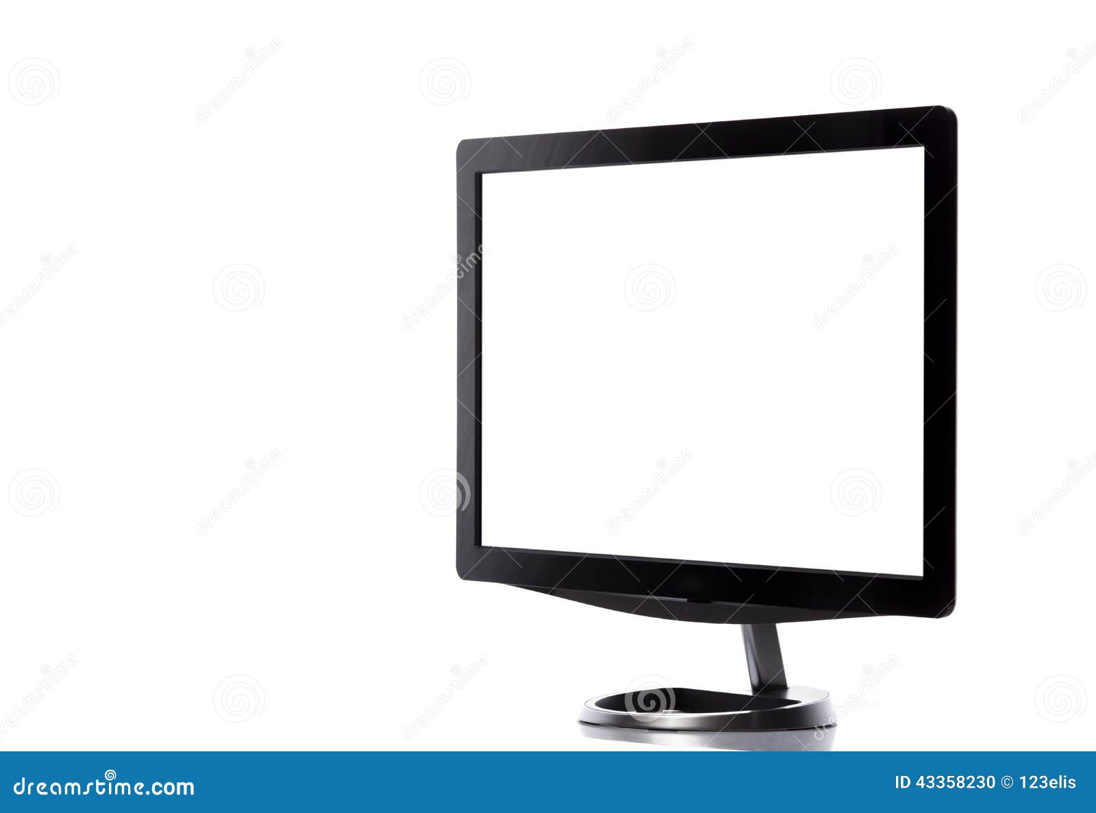 Blank Monitor stock photo. Image of blank, isolated, definition - 43358230