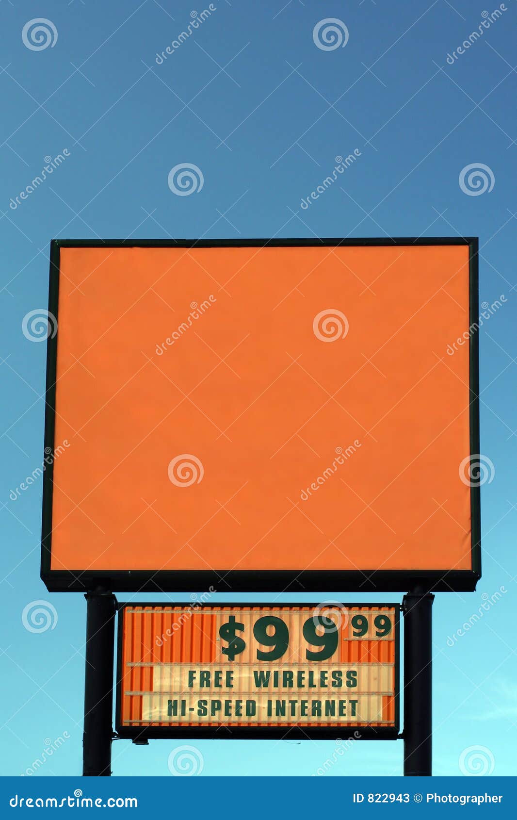 Blank Motel Sign stock image. Image of high, blank, generic - 822943
