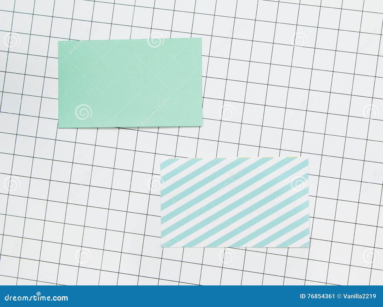 Blank name card stock image. Image of minimal, card, checked - 76854361