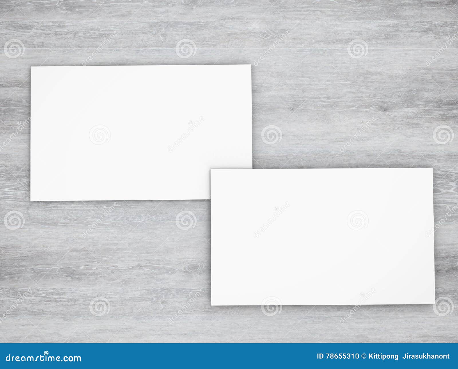 Blank Name Cards Front and Back Stock Photo - Image of cover, portfolio ...