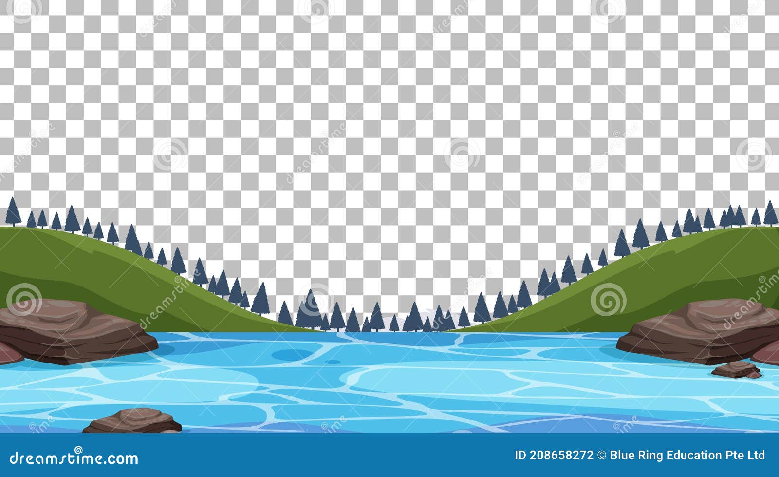 Transparent River Rock Stock Illustrations – 379 Transparent River Rock ...