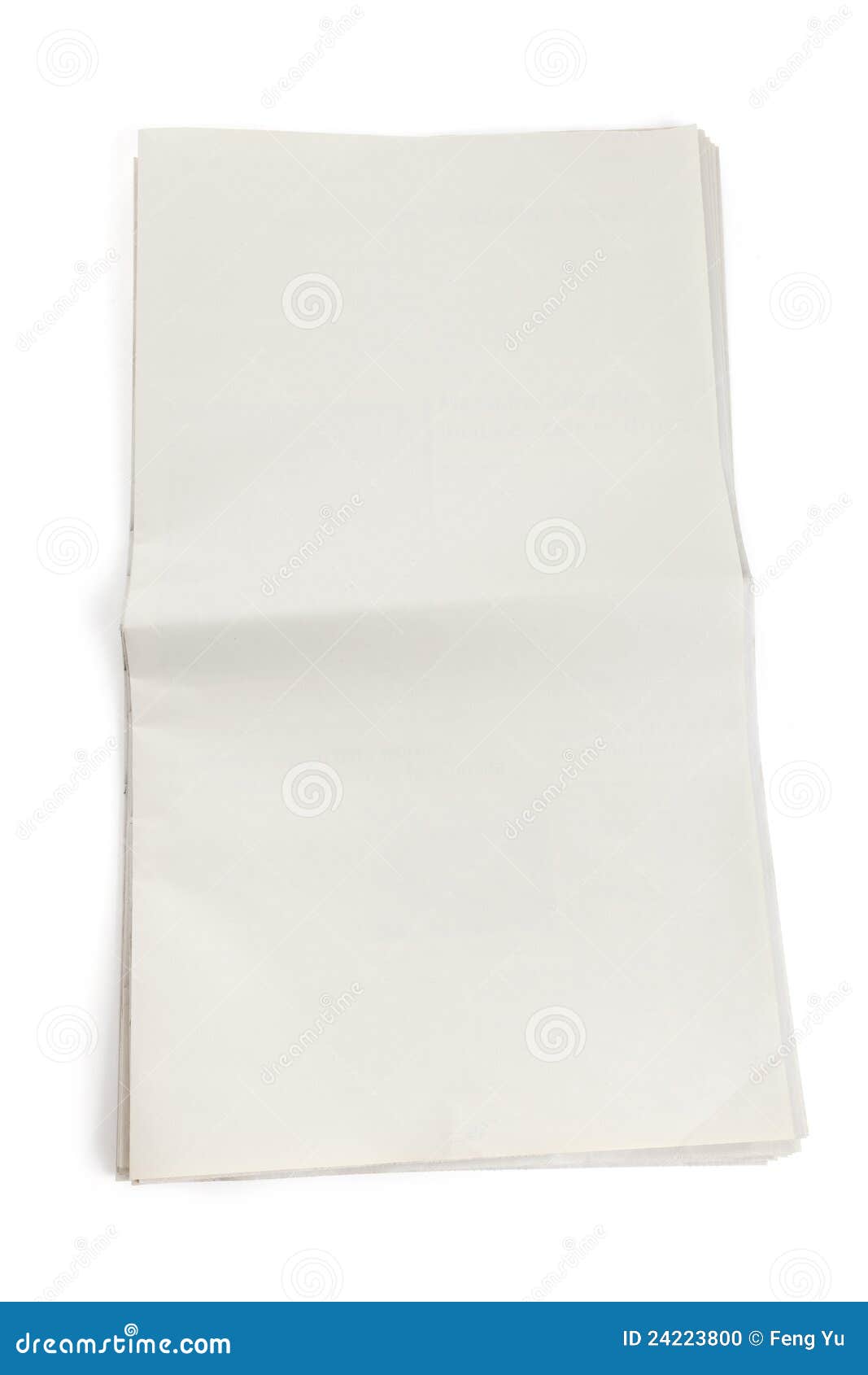 Blank Newspaper stock photo. Image of object, copy, news - 24223800