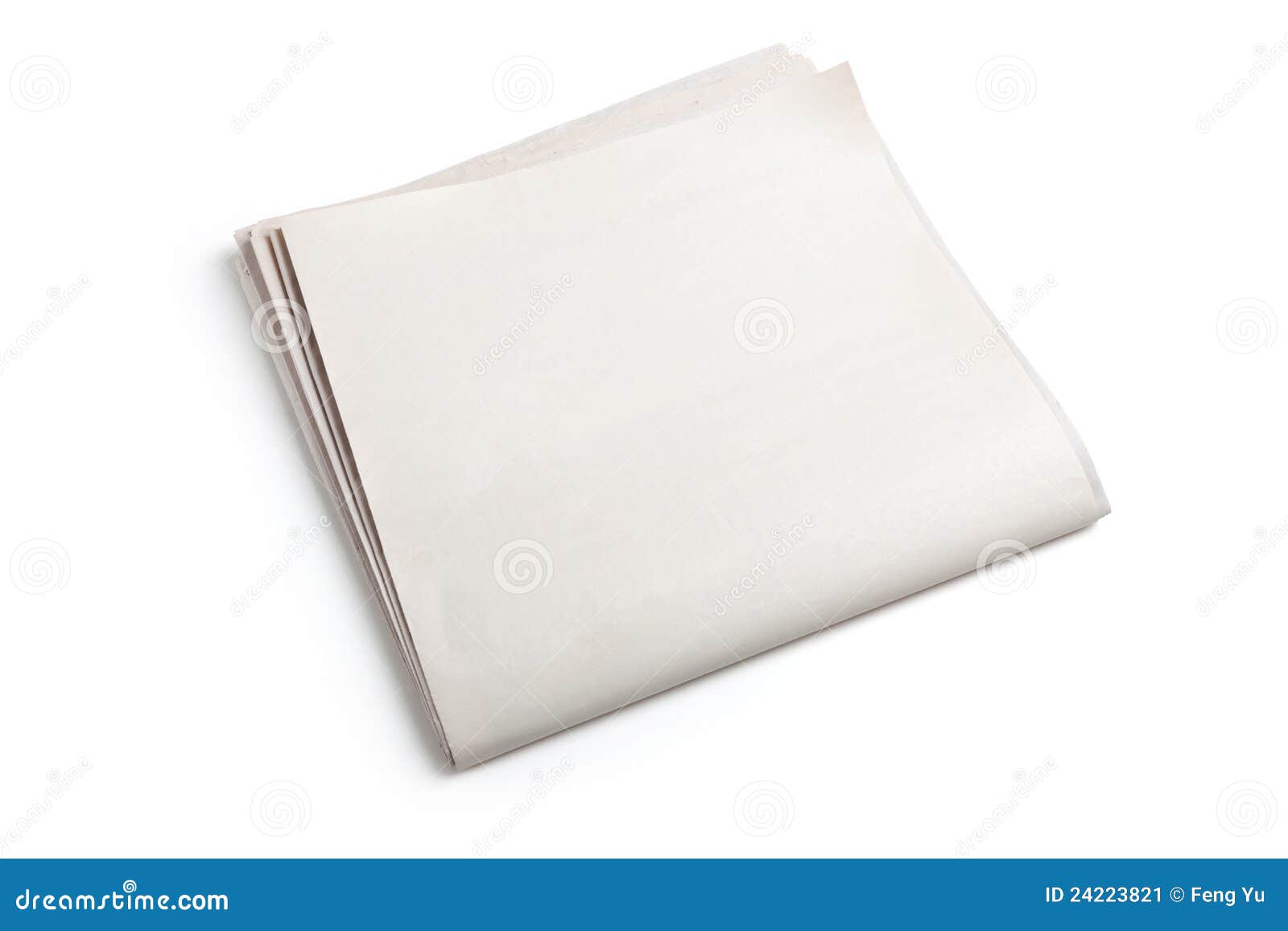 Blank Newspaper stock image. Image of object, white, copy - 24223821