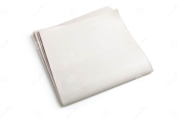 Blank Newspaper stock image. Image of object, white, copy - 24223821