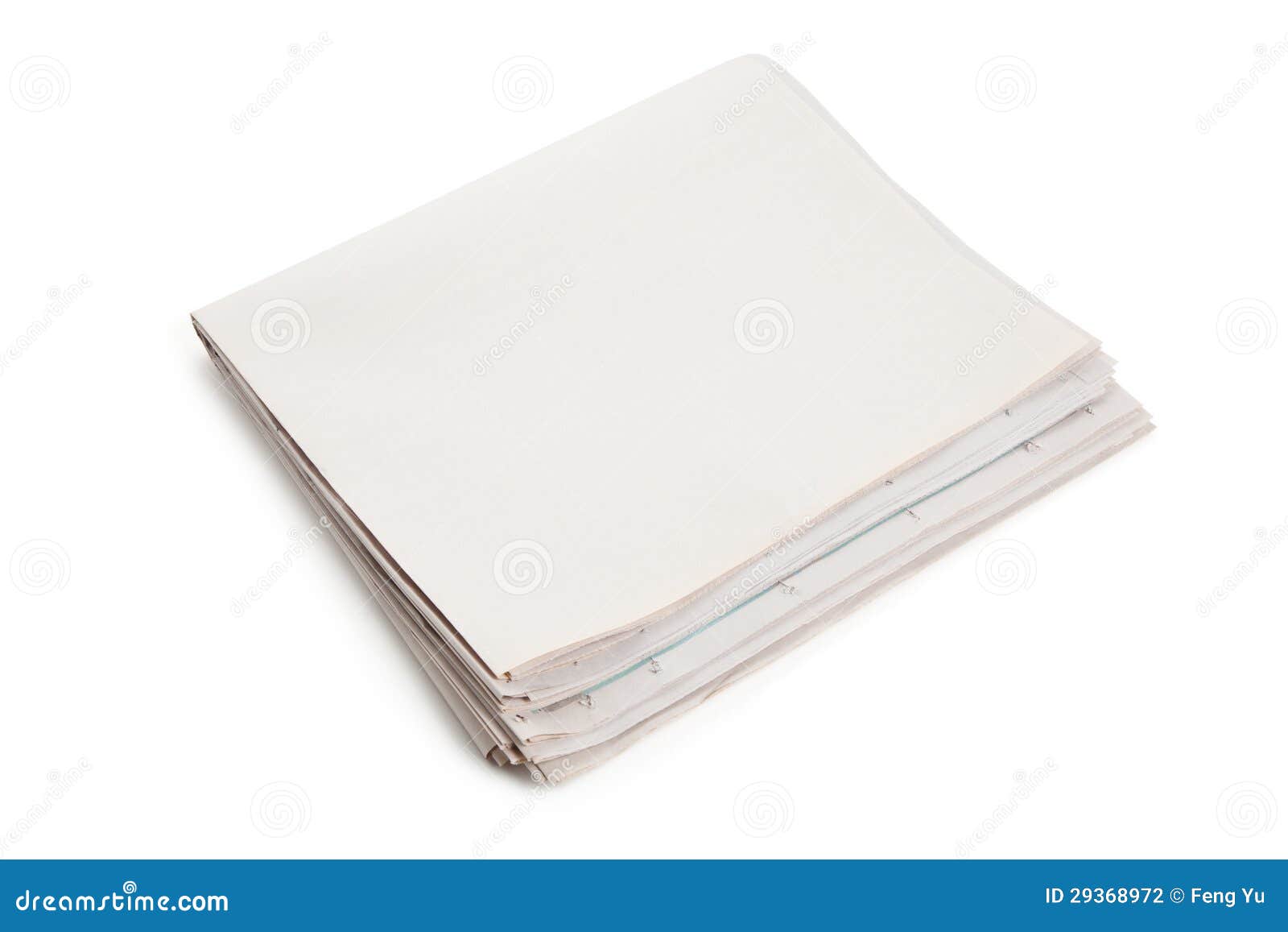 Blank Newspaper stock photo. Image of copy, object, newspaper - 29368972