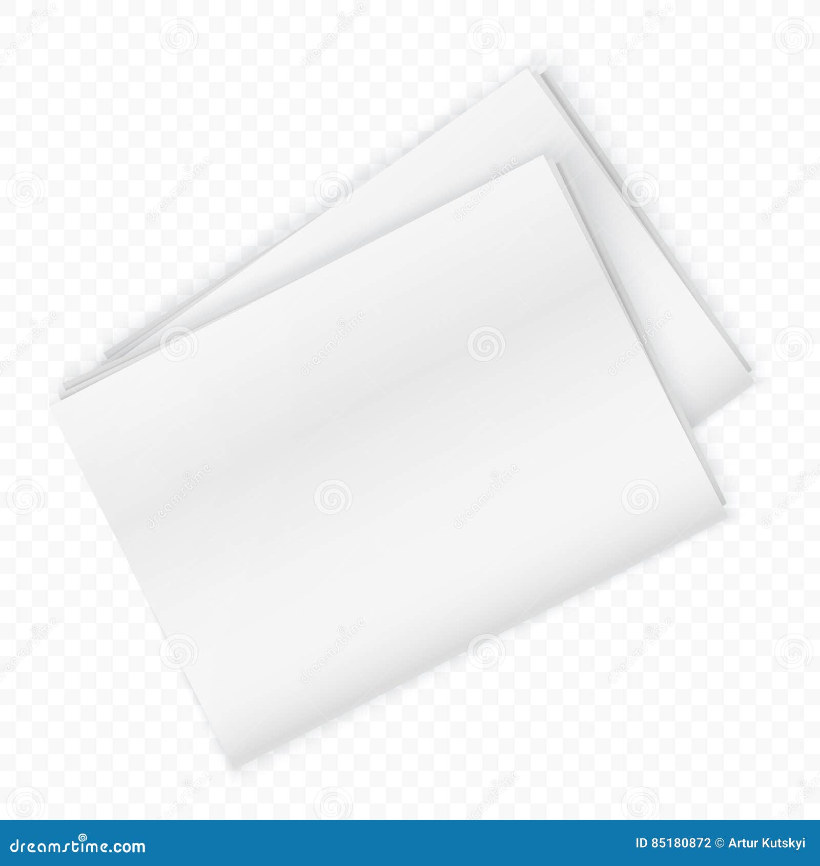 Blank Newspaper Template. Vector Illustration | CartoonDealer.com ...