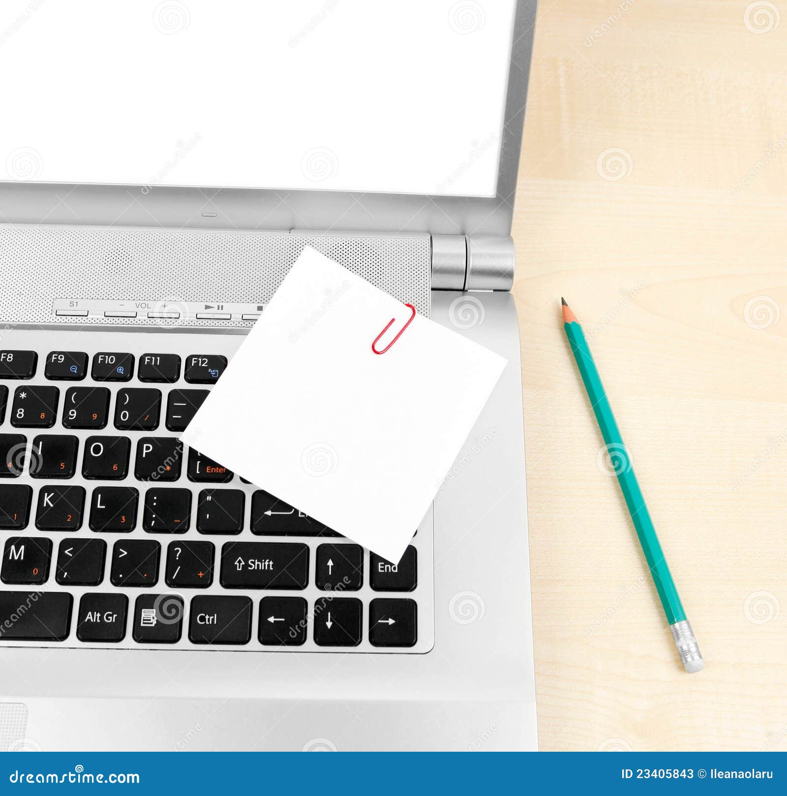 Blank note stock image. Image of label, monitor, list - 23405843