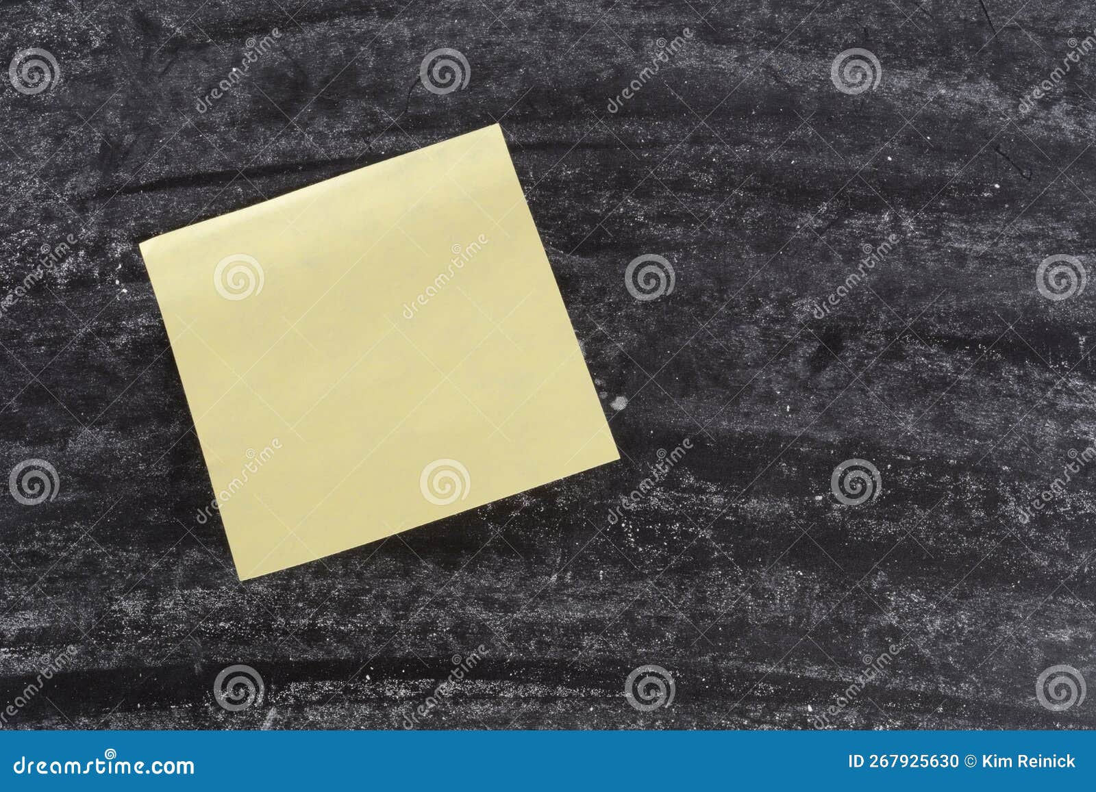 Blank note on a board stock photo. Image of space, note - 267925630