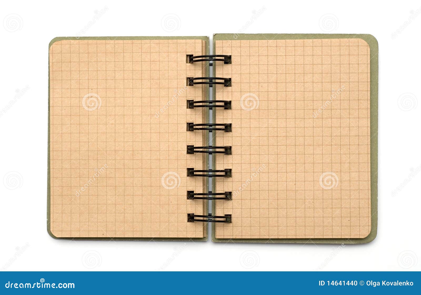Blank note book stock photo. Image of checked, personal - 14641440