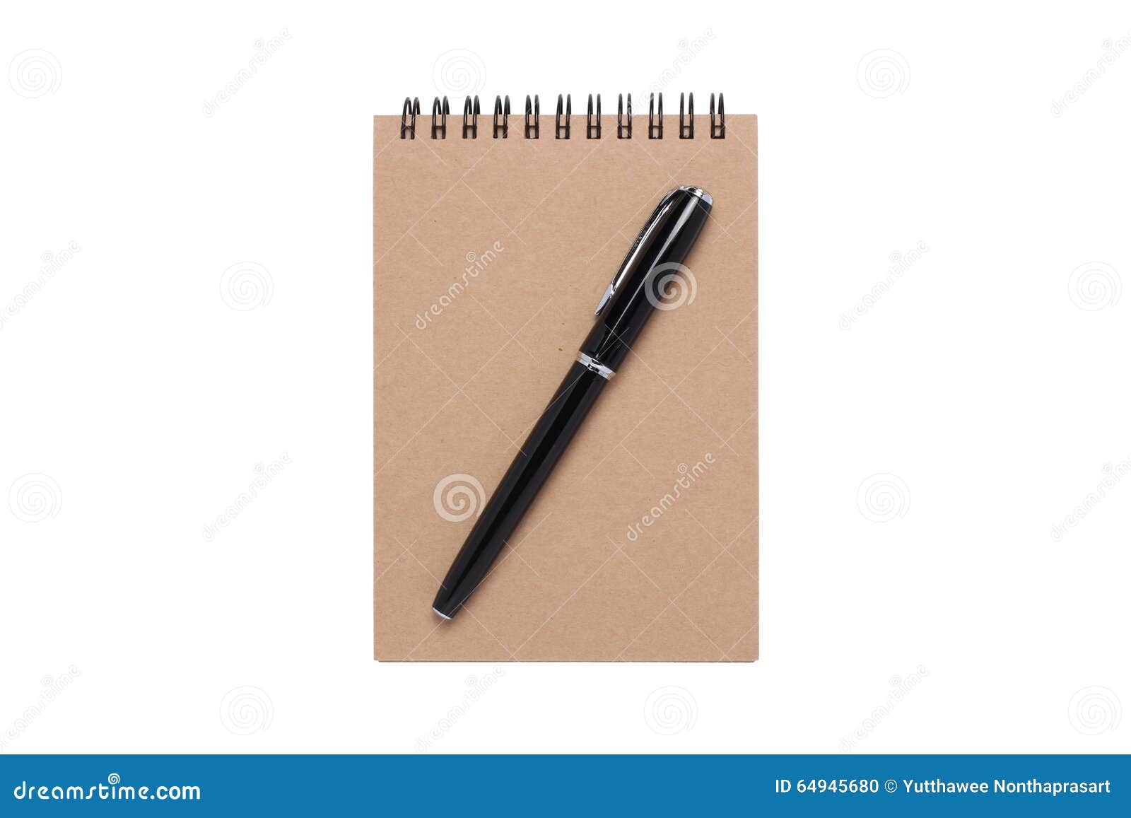 Blank note book stock photo. Image of open, notepad, isolated - 64945680