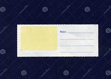 Blank note label stock photo. Image of label, shipping - 123618658