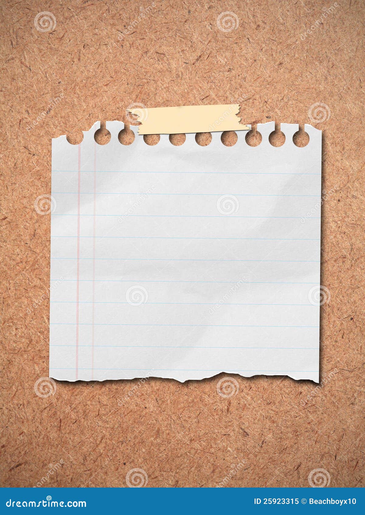 Blank note paper. stock image. Image of background, empty - 25923315