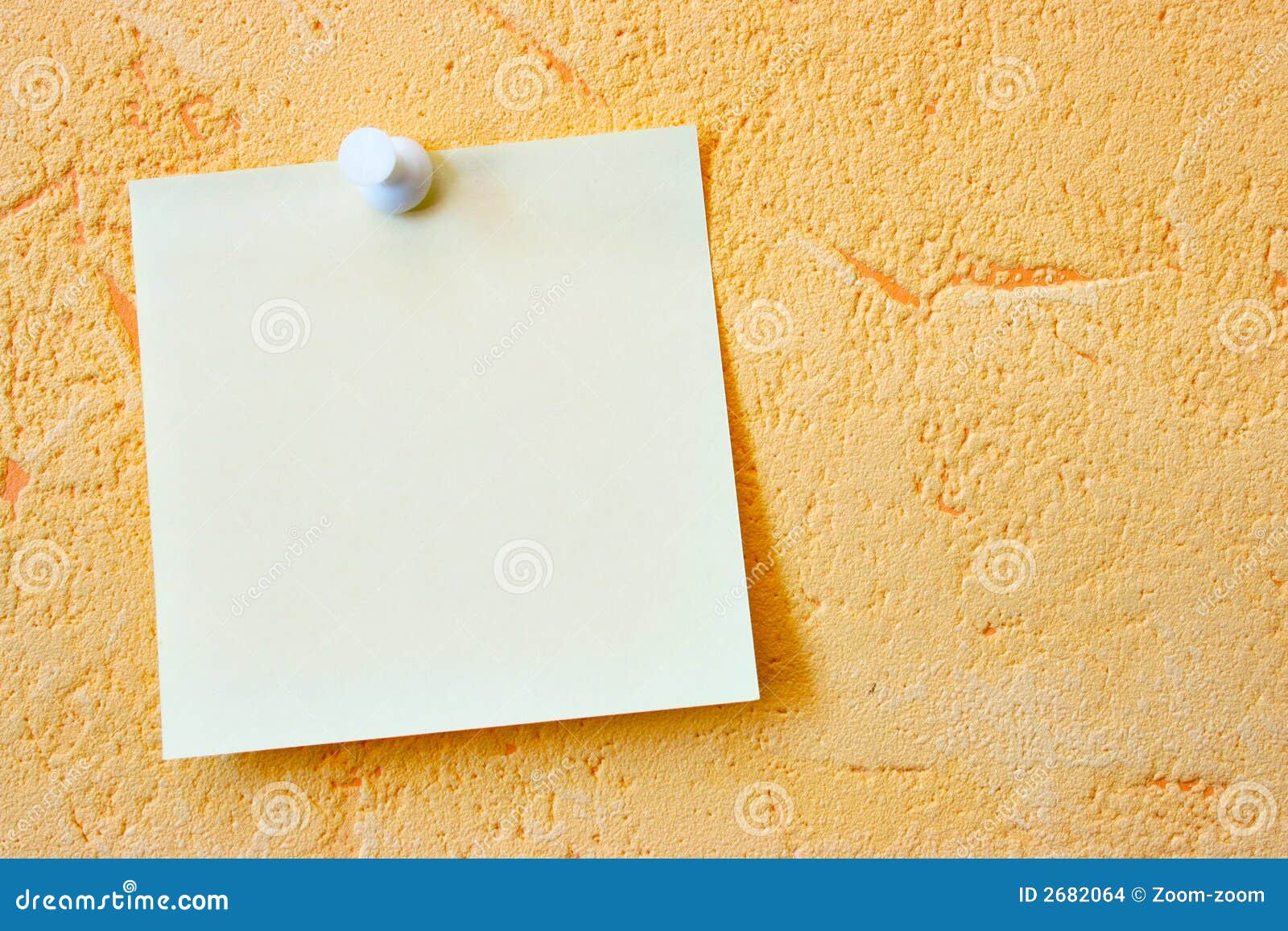 Blank note paper stock photo. Image of message, copy, noticeboard - 2682064