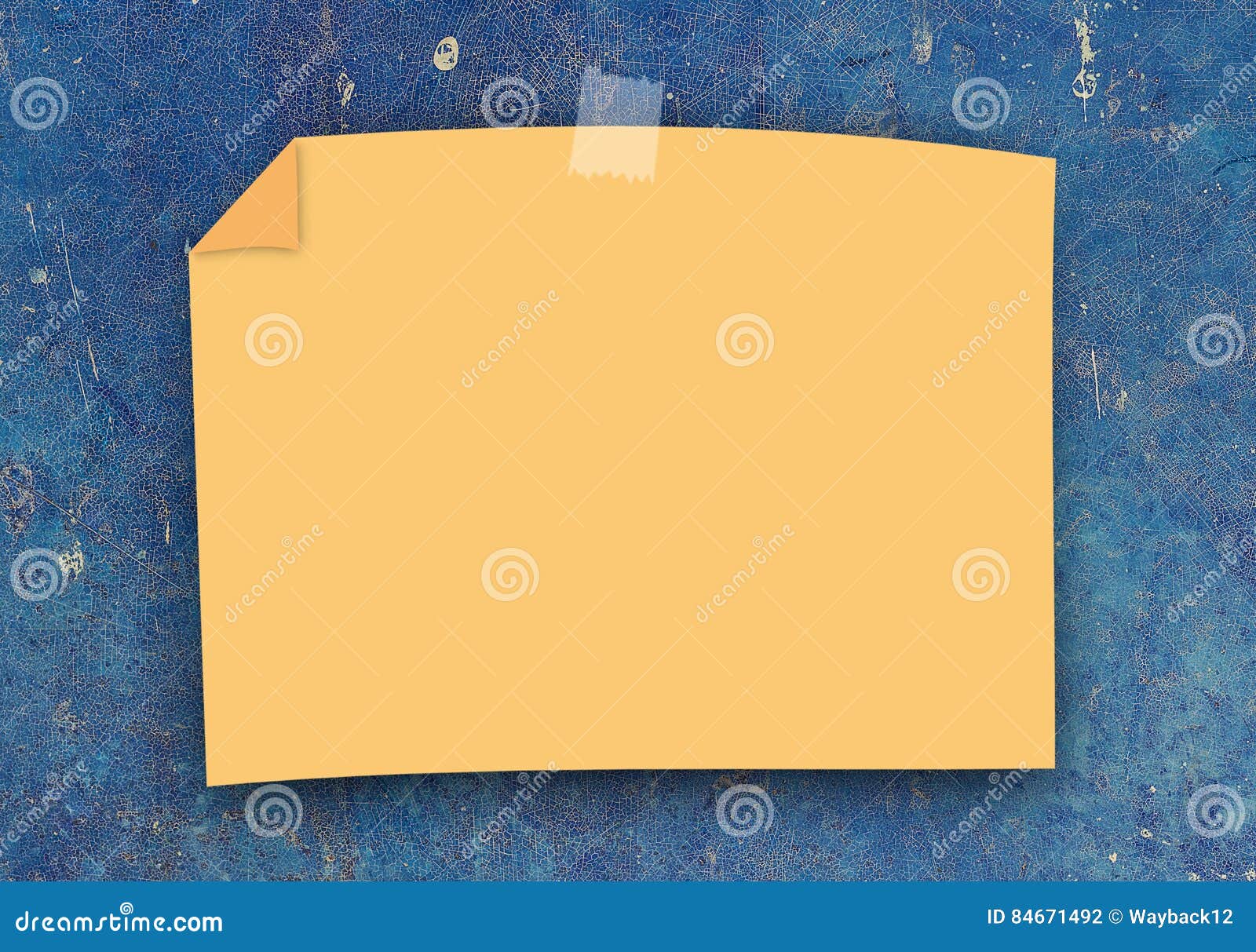 Blank Note Paper stock photo. Image of notice, business - 84671492