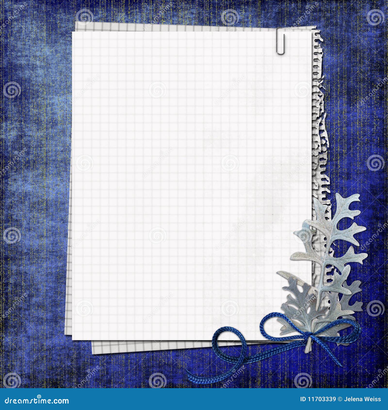 Blank Note Paper on Textured Background Stock Illustration ...
